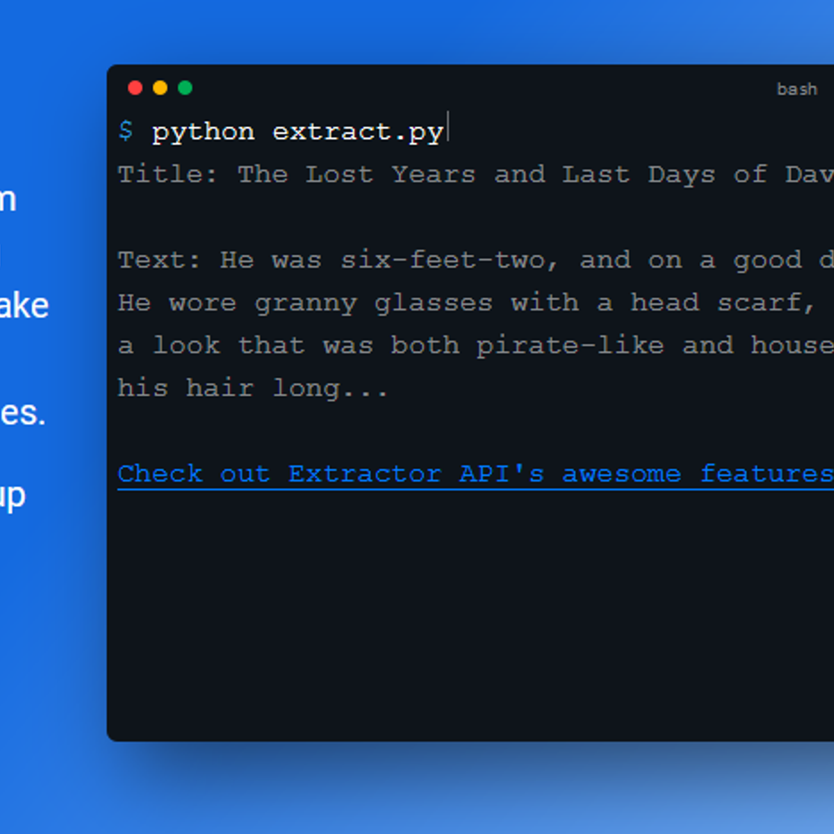 Extractor Api Alternatives And Similar Software