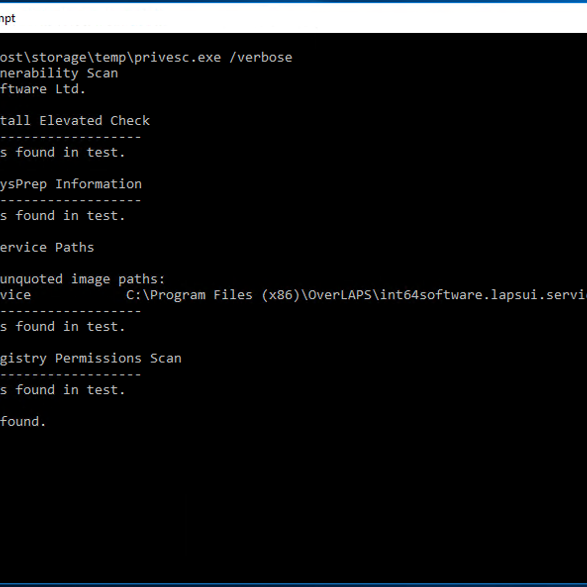 Privilege Escalation Vulnerability Scan Tool Alternatives And Similar
